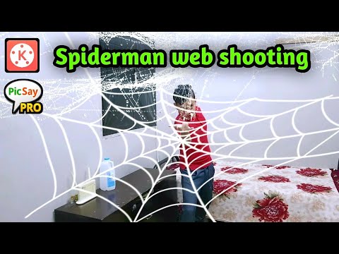 Tutorial kinemaster "Spiderman Web shooting effect - YouTube