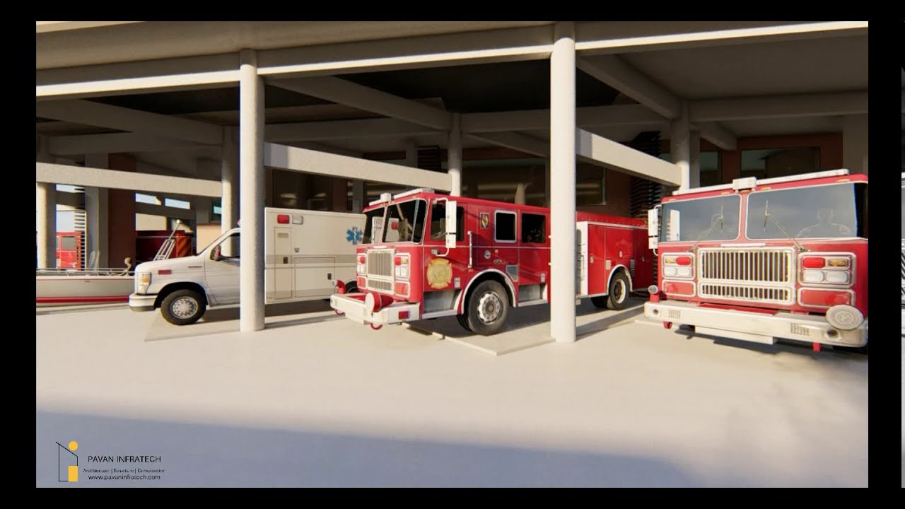 Panoli GIDC Fire Station, Ankleshwer | Interior Design Project ...