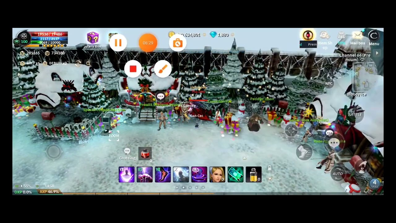 Cabal Mobile ® Opening Christmas Gift Box [ 13.575 Force Gem ] [12.12. ...