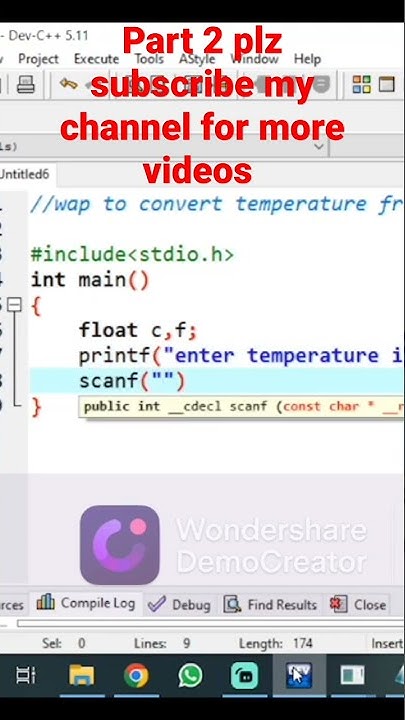 c programming part 2 - YouTube