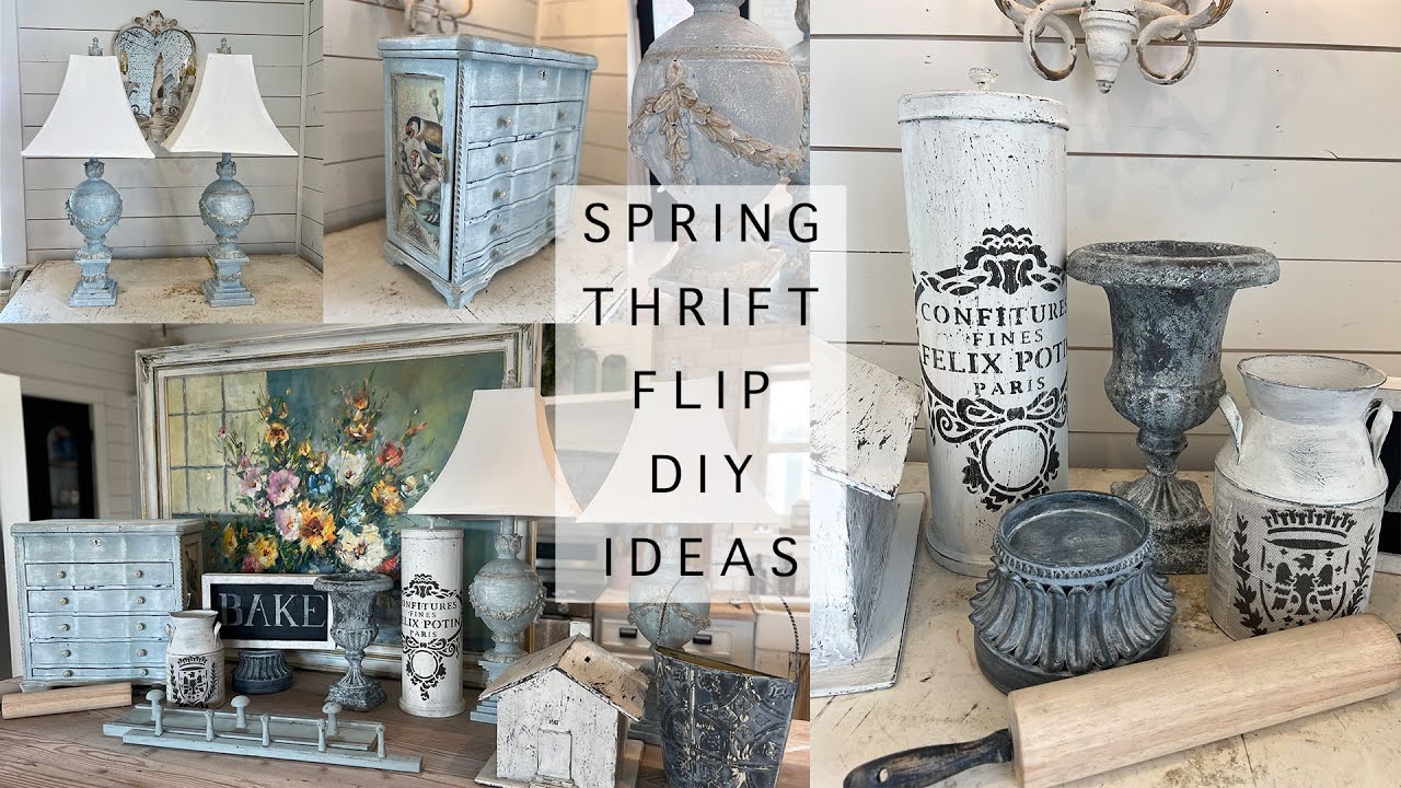 Budget Friendly Spring Decor DIY Ideas and Painting Techniques With ...
