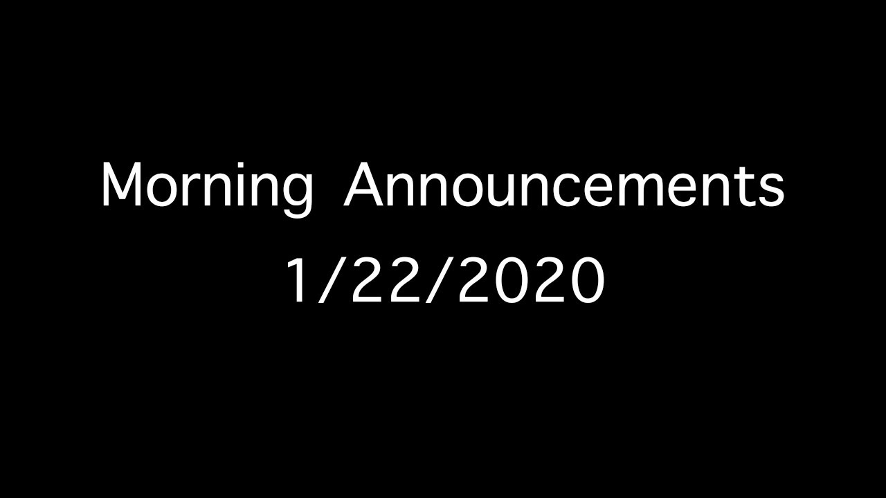 1/22/2020 - YouTube