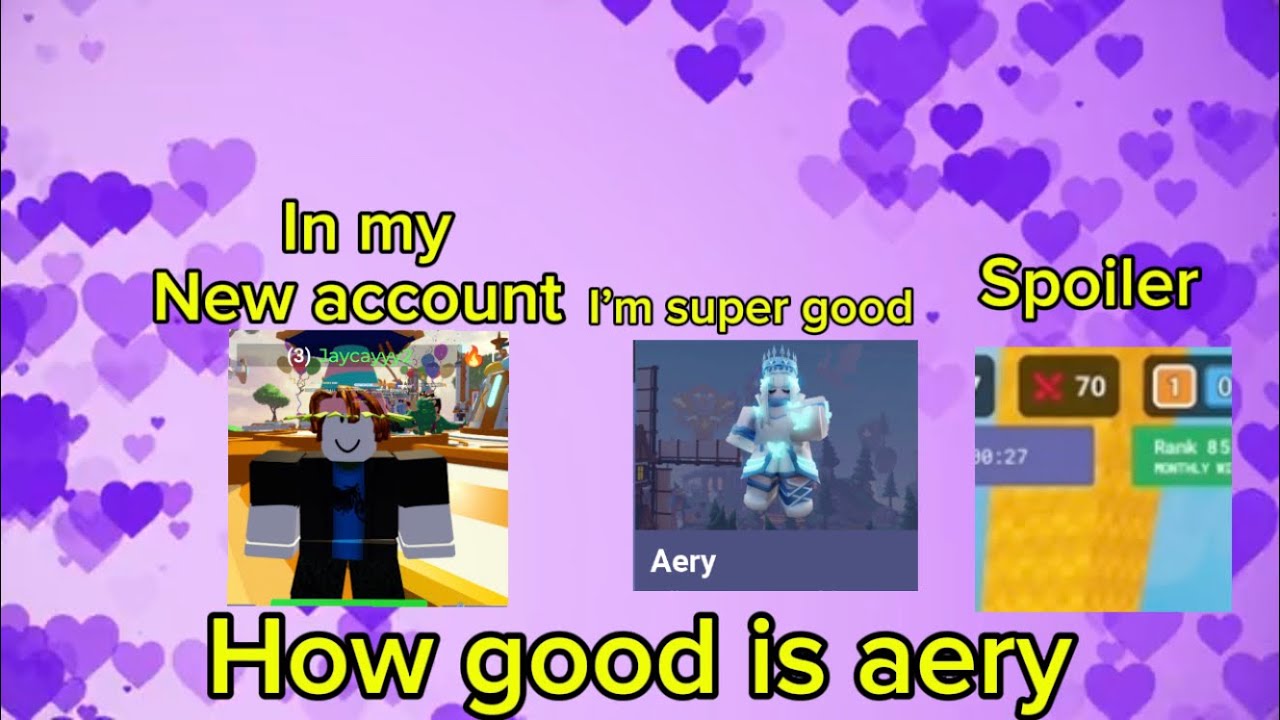 So I tested aery kit in an brand new account - YouTube