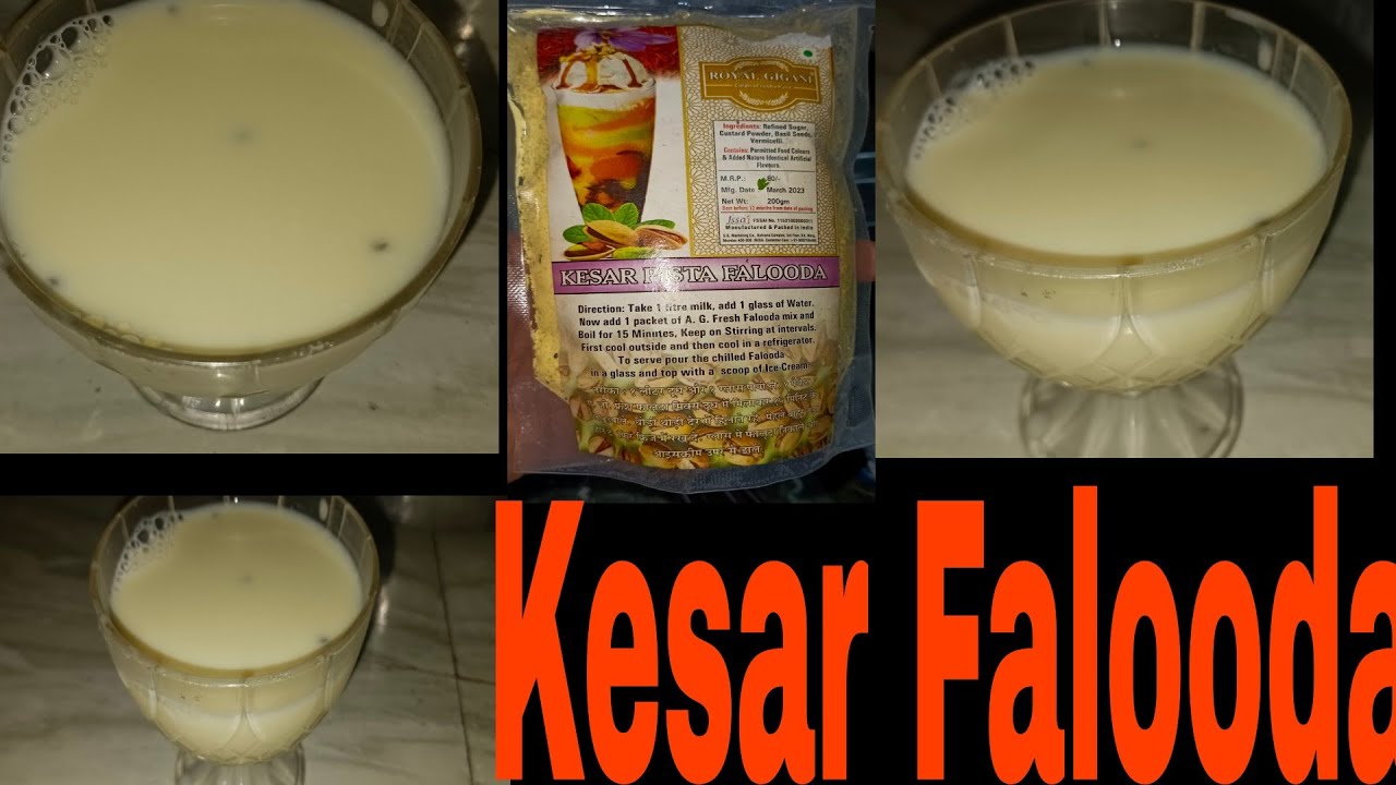 || Kesar Pista Falooda Recipe || {Yummy Delicious Falooda } ! Nagma ...