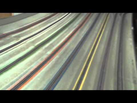 Slot Shots Tri oval racing - YouTube