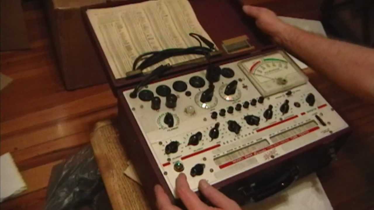 Hickok 600A restoration p1o2 - YouTube