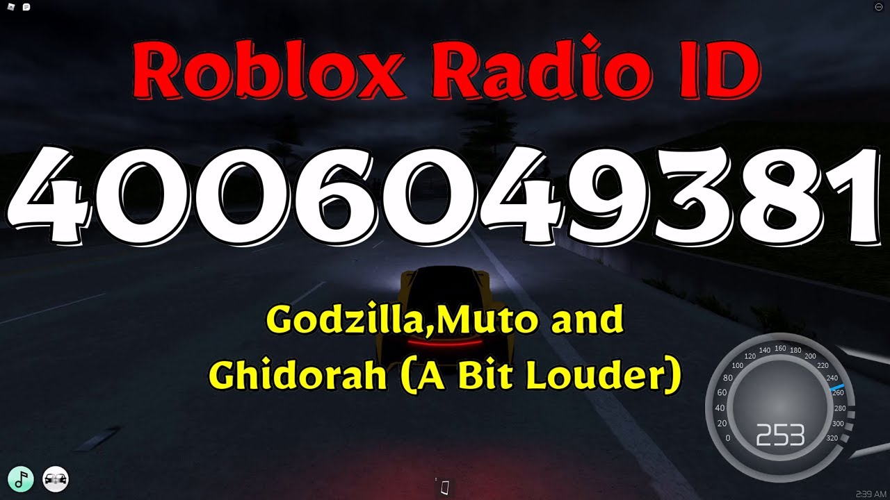Godzilla,Muto And Ghidorah (A Bit Louder) Roblox ID - YouTube
