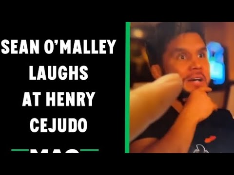 SEAN O MALLY LAUGH 😂 AT HENRY CEJUDO #mmaworld #ufc #mma #seanomalley # ...