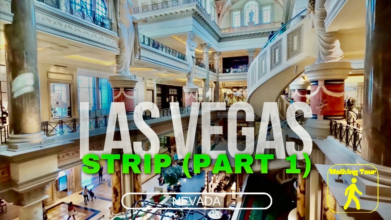 Las Vegas Strip Walking Tour 4K - YouTube