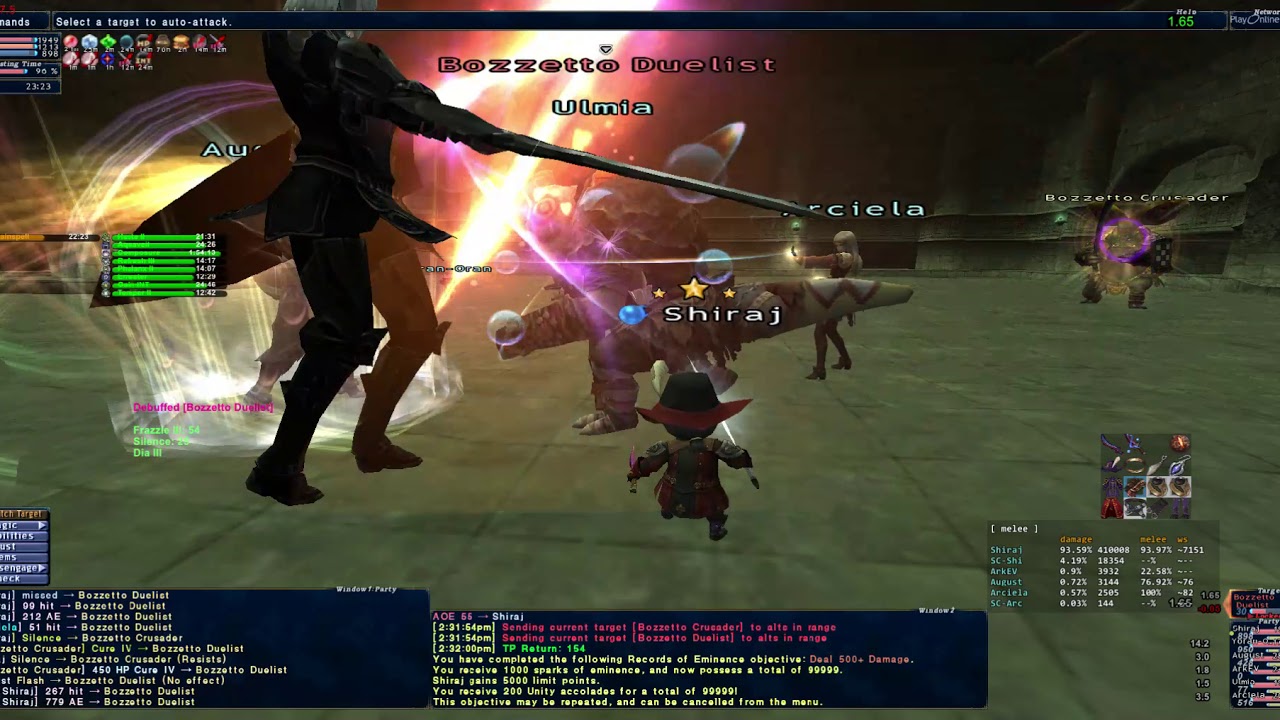 FFXI RDM solo Ambuscade V1 D - Orcs - YouTube