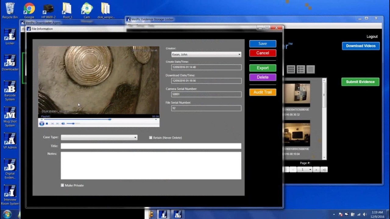VeriPic Evidence Storage Locker Instructions - YouTube
