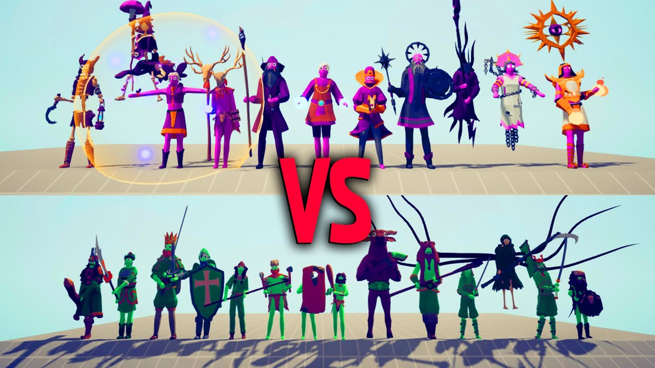 MAGE TEAM VS MELEE UNITS | TABS - Totally Accurate Battle Simulator ...