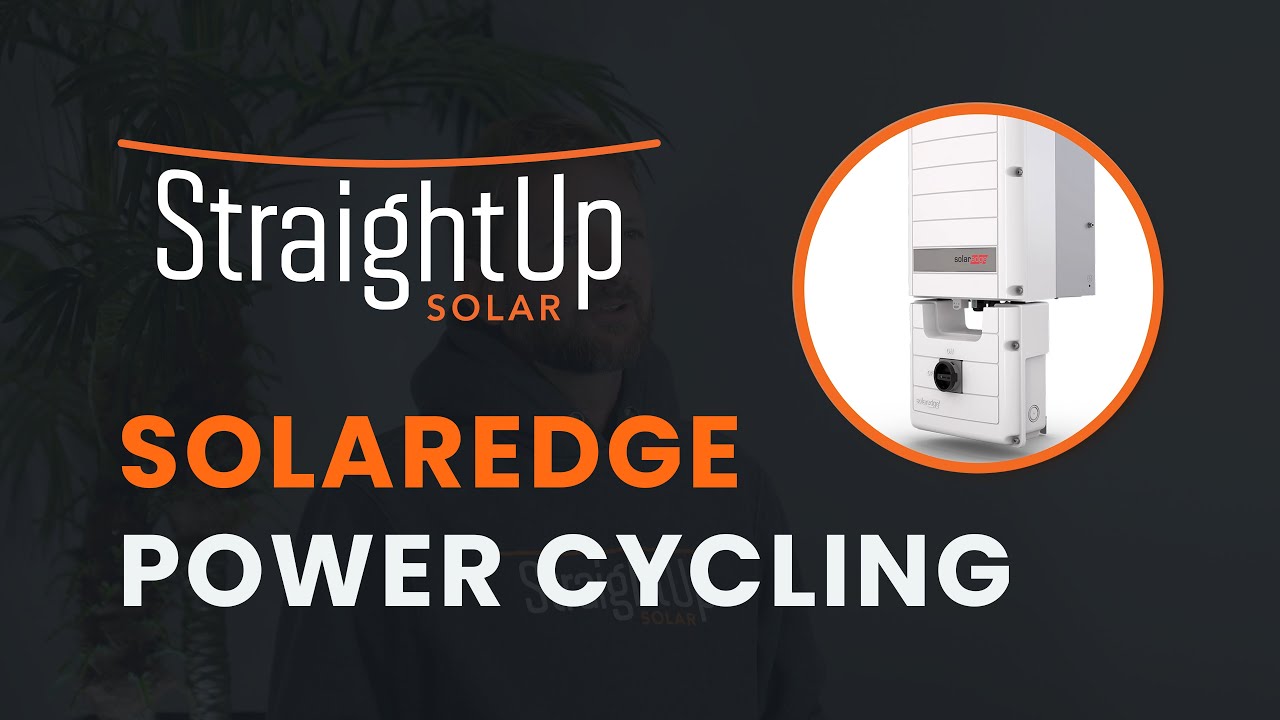 Power Cycling Your SolarEdge Inverter | StraightUp Solar - YouTube