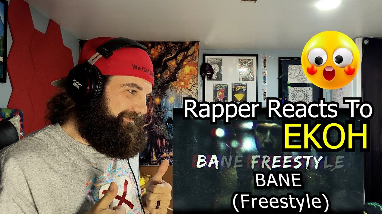 Rapper Reacts To Ekoh- BANE Freestyle (Official Lyric Video) - YouTube