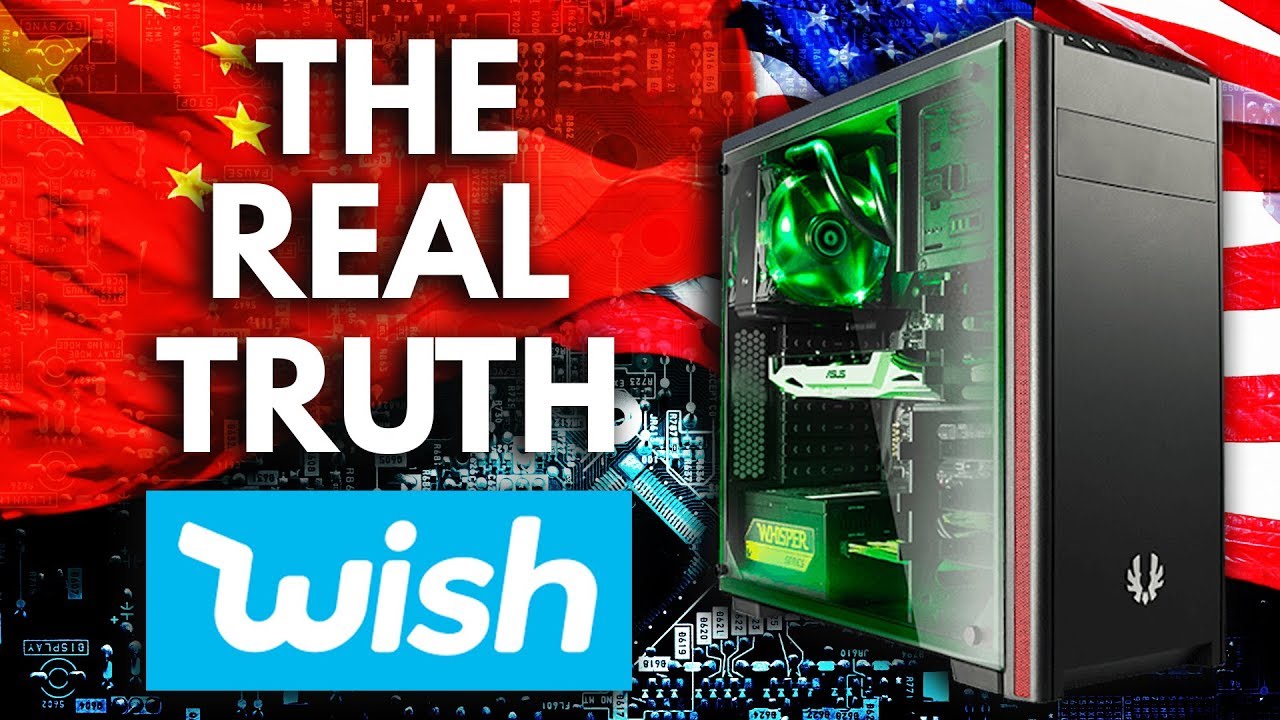 I Built A PC with Parts from WISH and got SCAMMED ! - YouTube