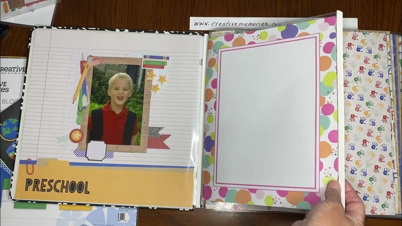 How I Scrapbook the School Years! - YouTube