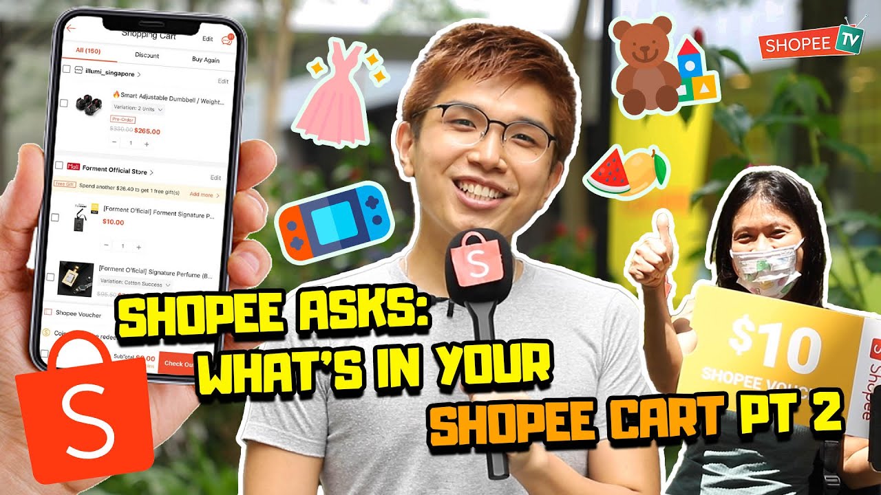 Shopee Asks: What’s in your Shopee Cart [Street Edition] | ShopeeTV ...