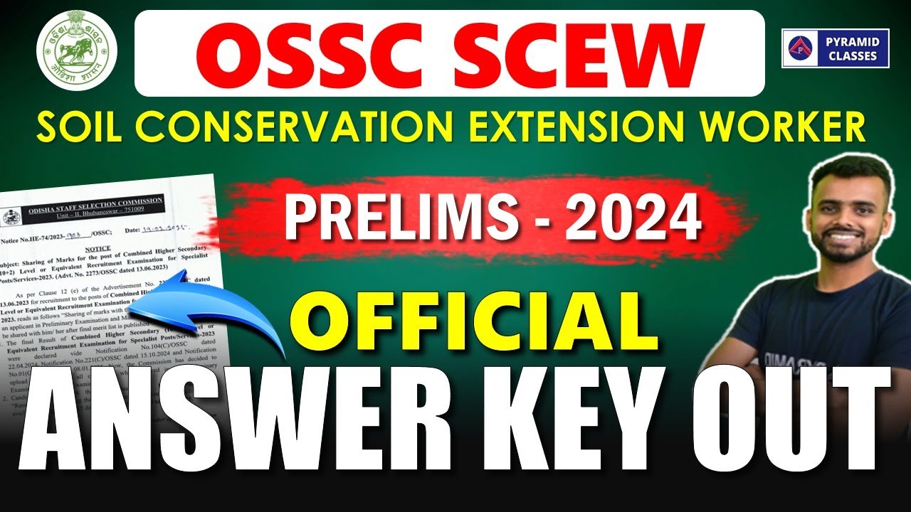 ossc scew answer key 2025 | how to download ossc scew answer key | scew ...