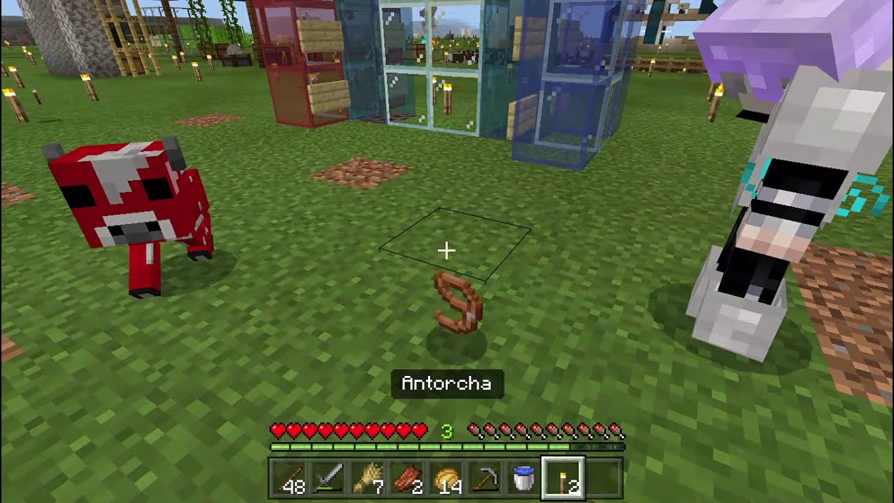 Minecraft "Salvando a la Vaca seta lola" - YouTube