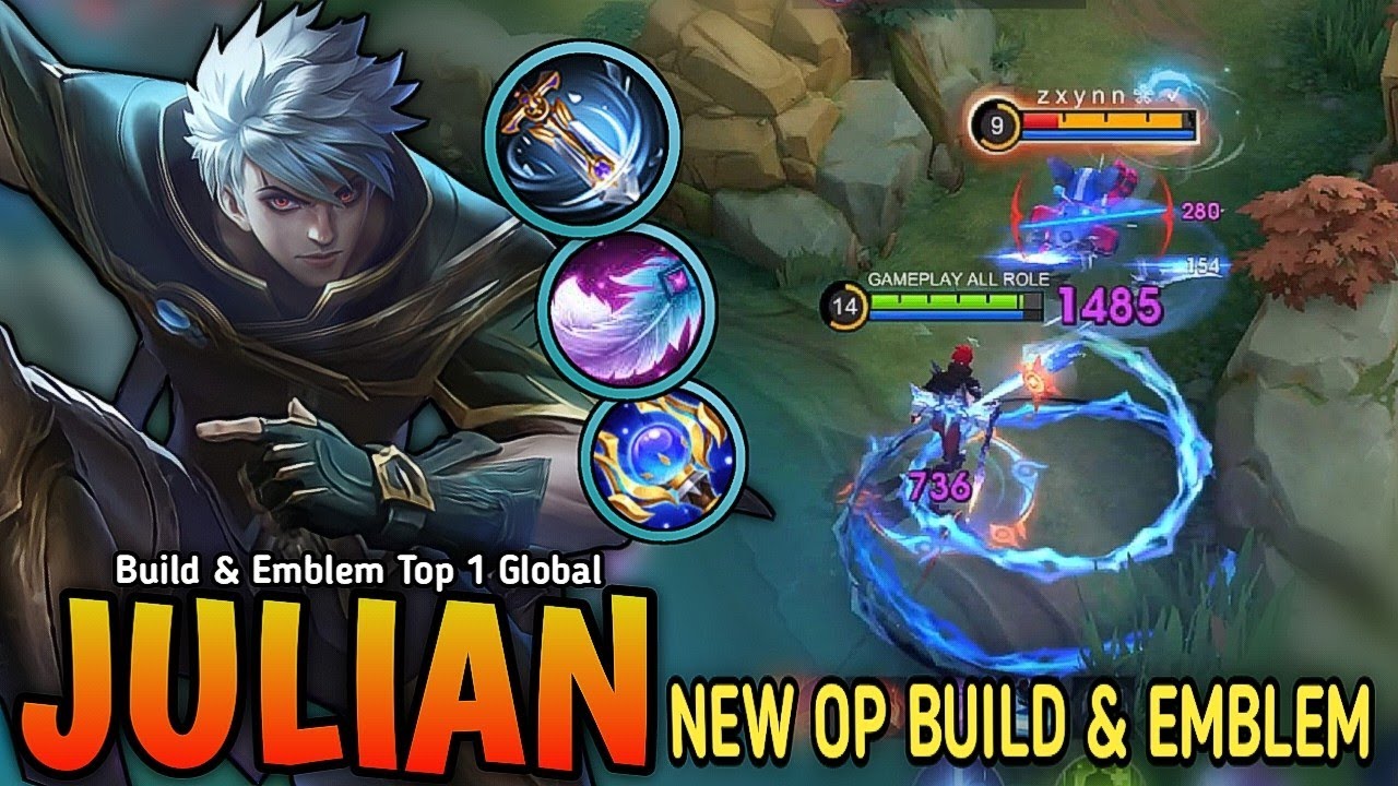 Julian New OP Build and New Broken Emblem 100% ONE SHOT DMG - Build Top ...