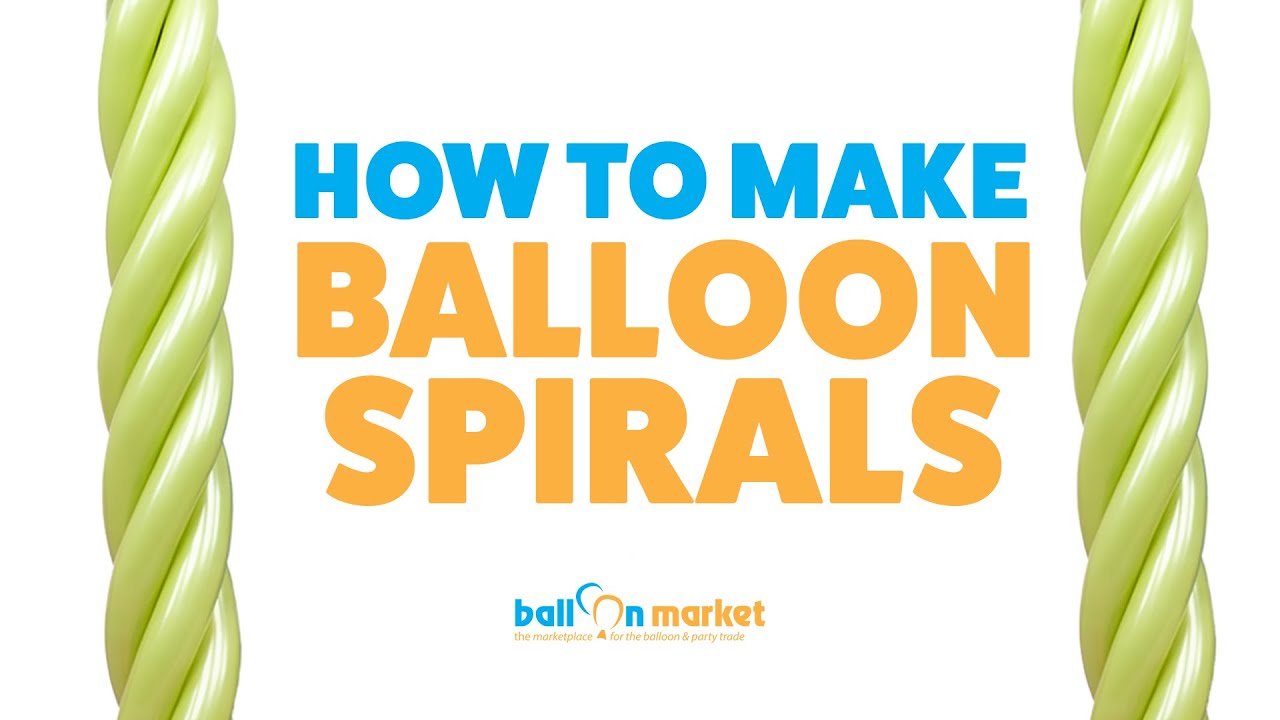 How to Make Balloon Spirals! - Balloon Basics - YouTube