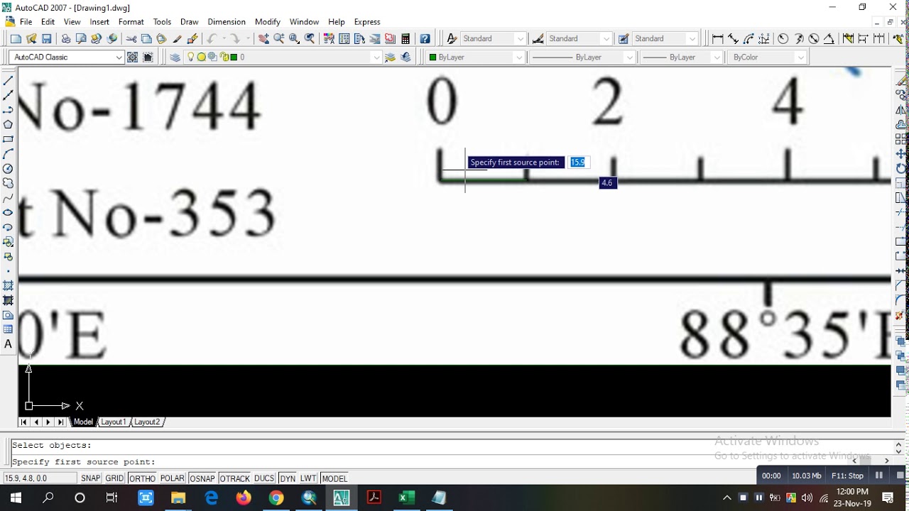 How to Scale in Autocad a Map - YouTube