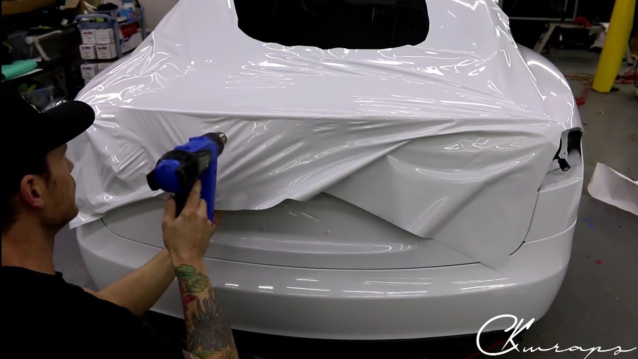 POV How To Wrap A Rear Hatch / Trunk On A Tesla P85D Medium Difficulty ...