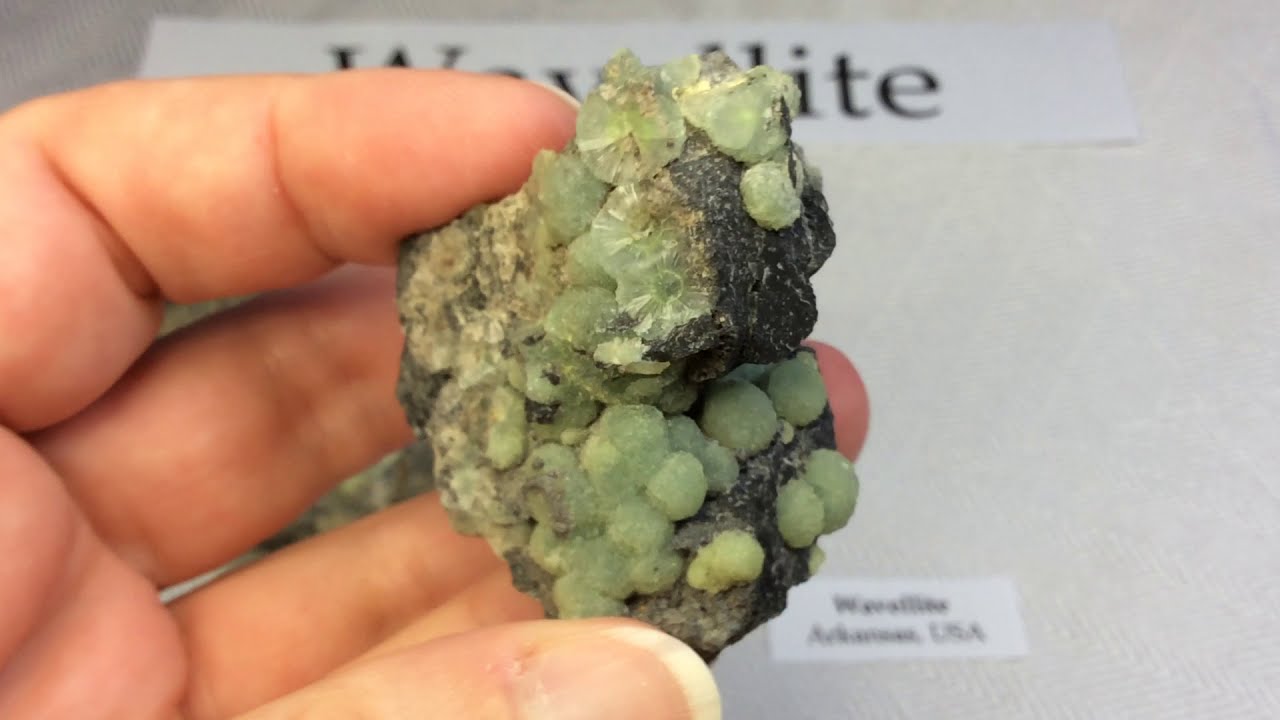 Crystal & Mineral Education: WAVELLITE 🌊 - YouTube
