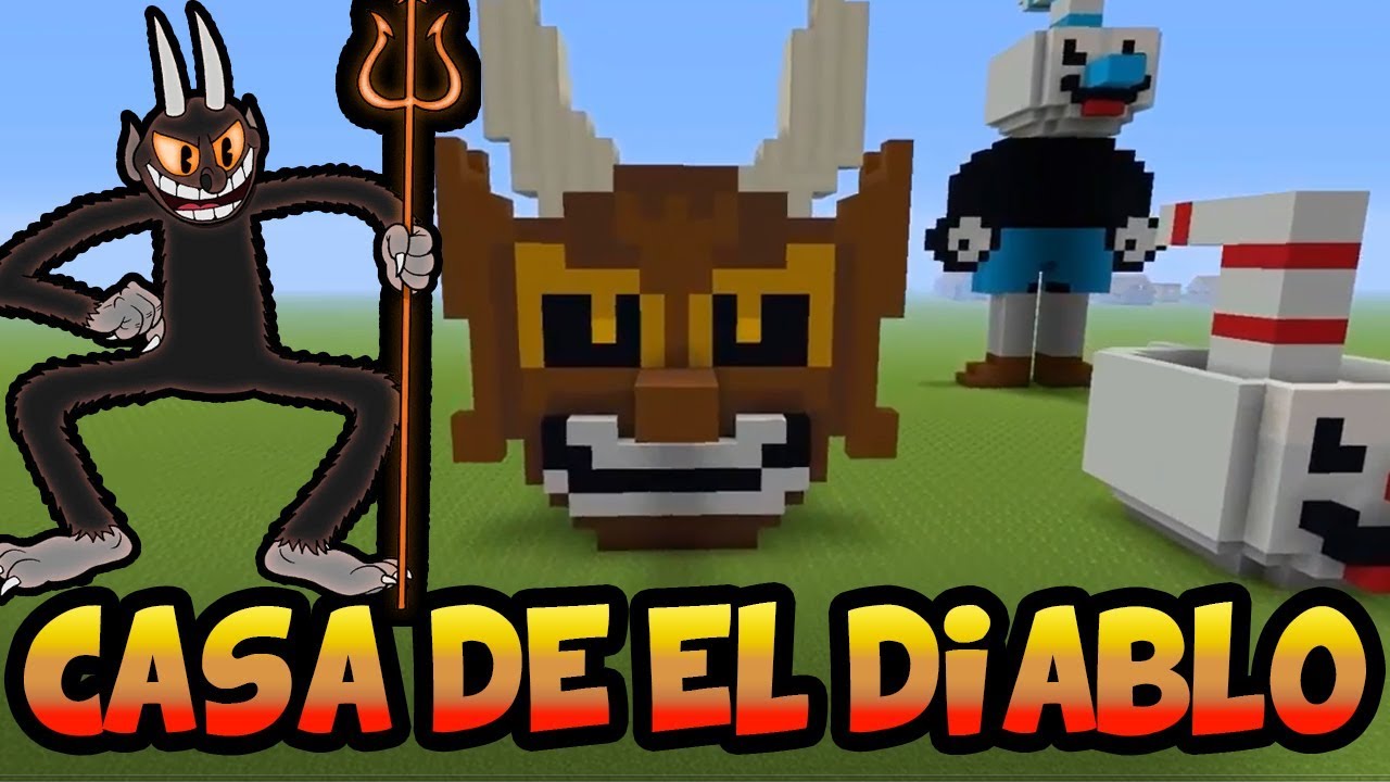 Tutorial Minecraft: Como Hacer La Casa de "El Diablo" de Cuphead en ...