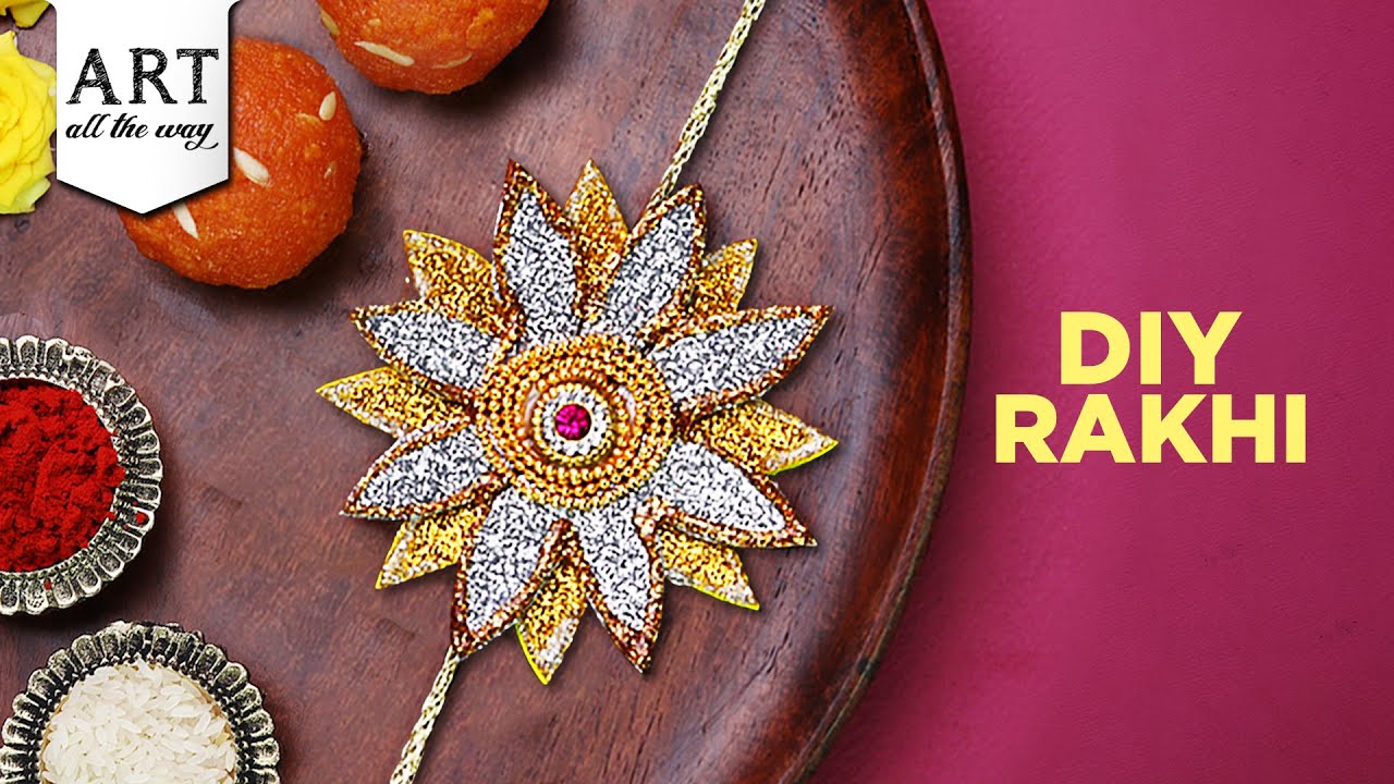 Rakhi Craft | Rakhi Making Ideas at Home | Foam Sheet Craft Ideas | DIY ...