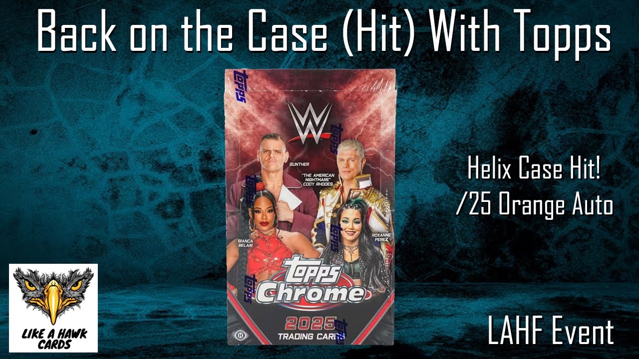 On the Case (Hit) Again - 2025 Topps WWE Chrome Hobby Box - Helix Hit ...