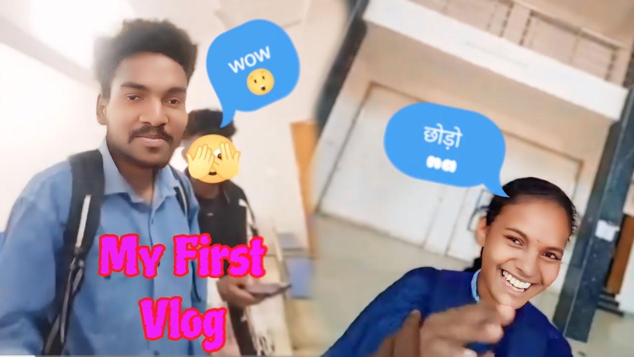 My First Vlog 🔥 || And College Intertenment 🤗 - YouTube