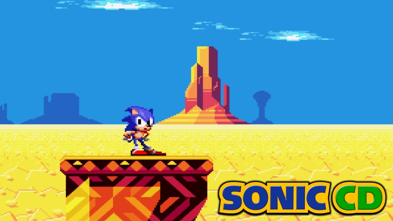 Sonic CD (2011 PC) - Exploring The Desert Dazzle - YouTube