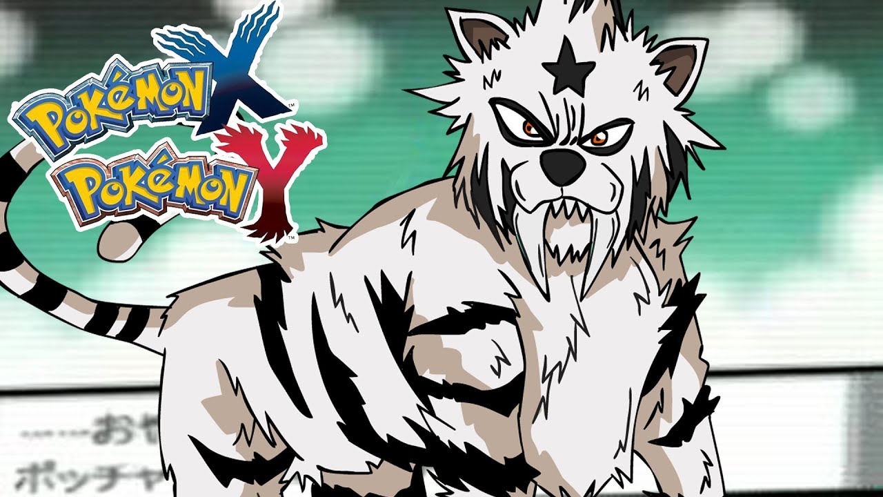 Pokemon X and Y: White Bengal Tiger - Speed Art Drawing - YouTube