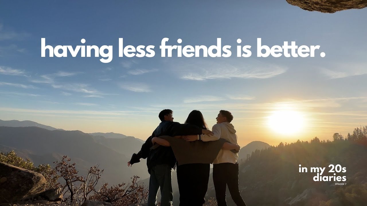 why having less friends is better. - YouTube