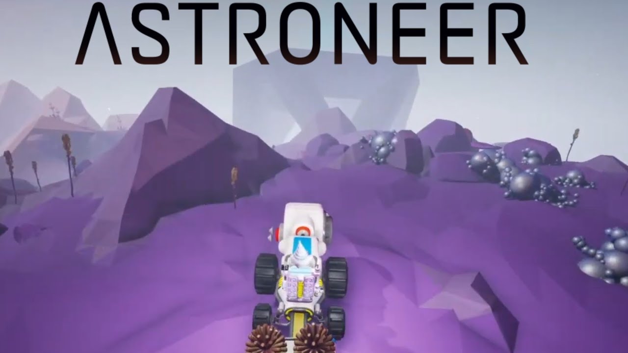 Let's Play Astroneer Part 7 (Tractoring Trails) - YouTube