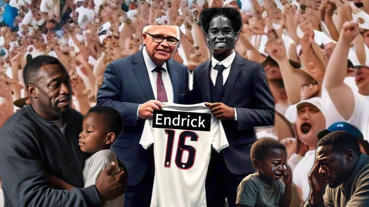Why Endrick couldnot stop crying at his Real Madrid presentation ...