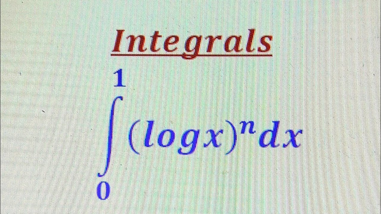 A Most Important integral solved using Euler's integral. - YouTube