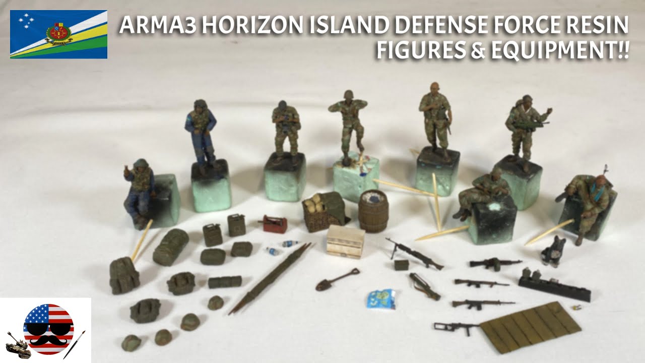 1/35 Arma 3 HIDF Resin Figures - YouTube
