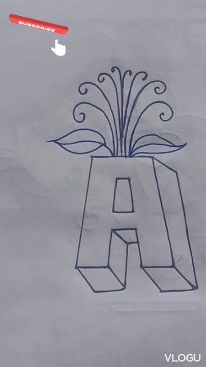 how to draw a 3D arta drawing# easy 3D drawing#drawing step by step for ...