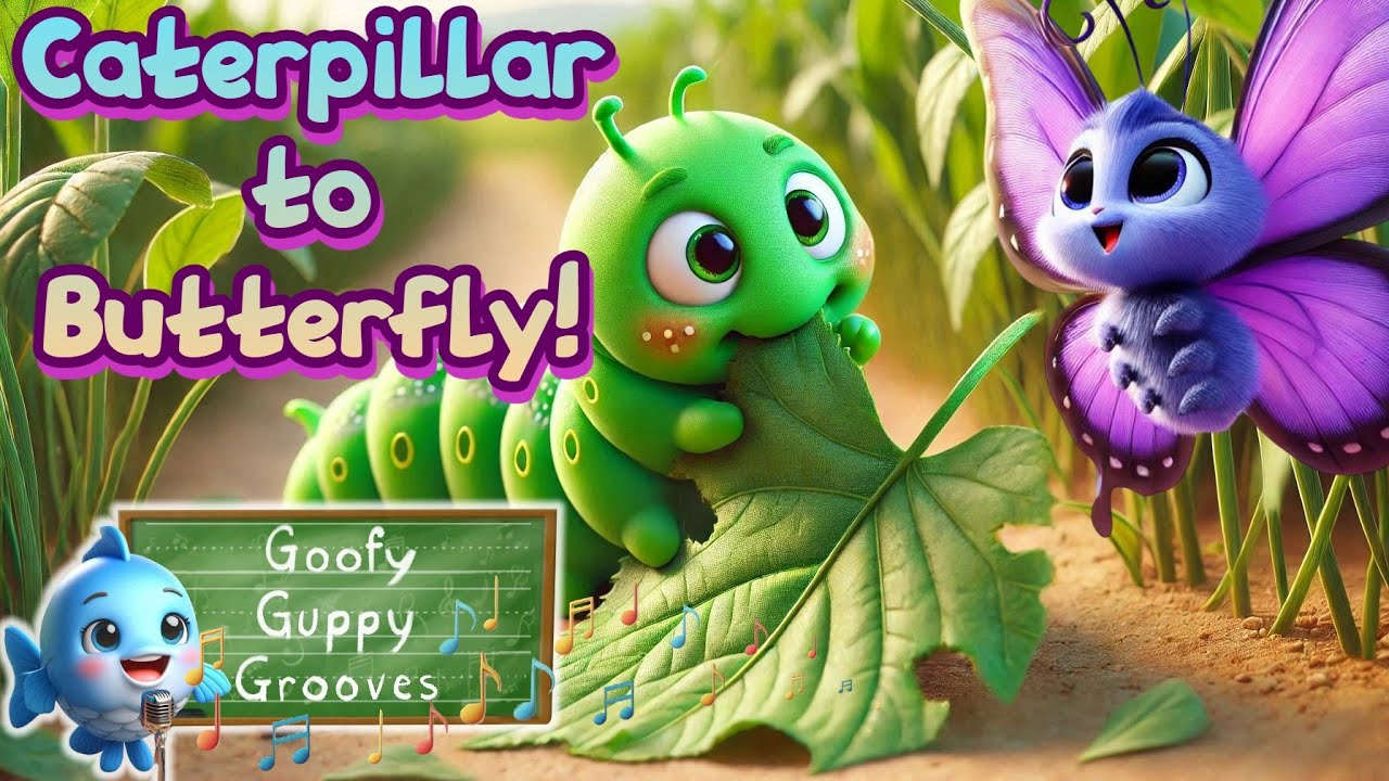 FULL SONG: Caterpillar's Colorful Change | Educational Song About The ...