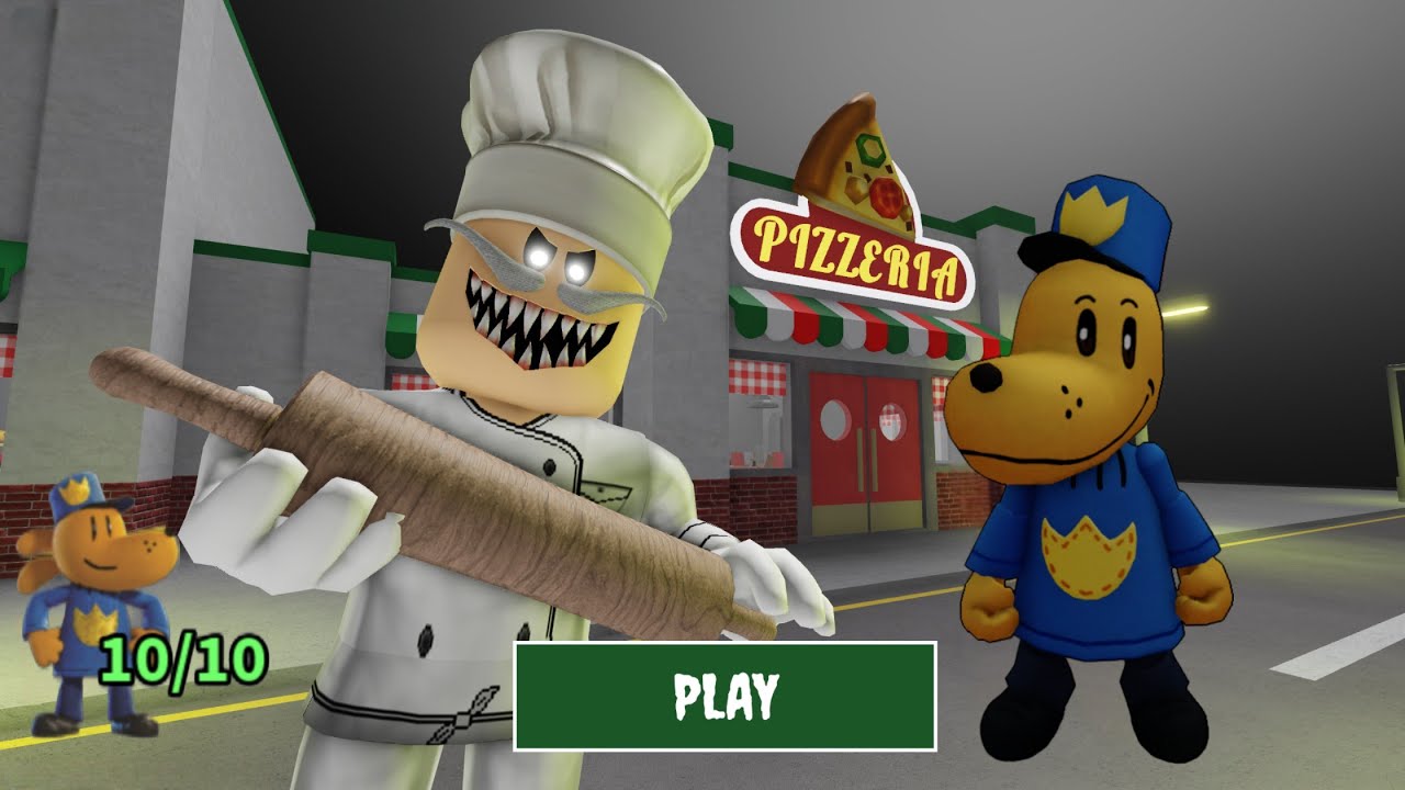 ROBLOX - ESCAPE PAPA PIZZA'S PIZZERIA DOG MAN MOVIE EVENT #4k #gameplay ...