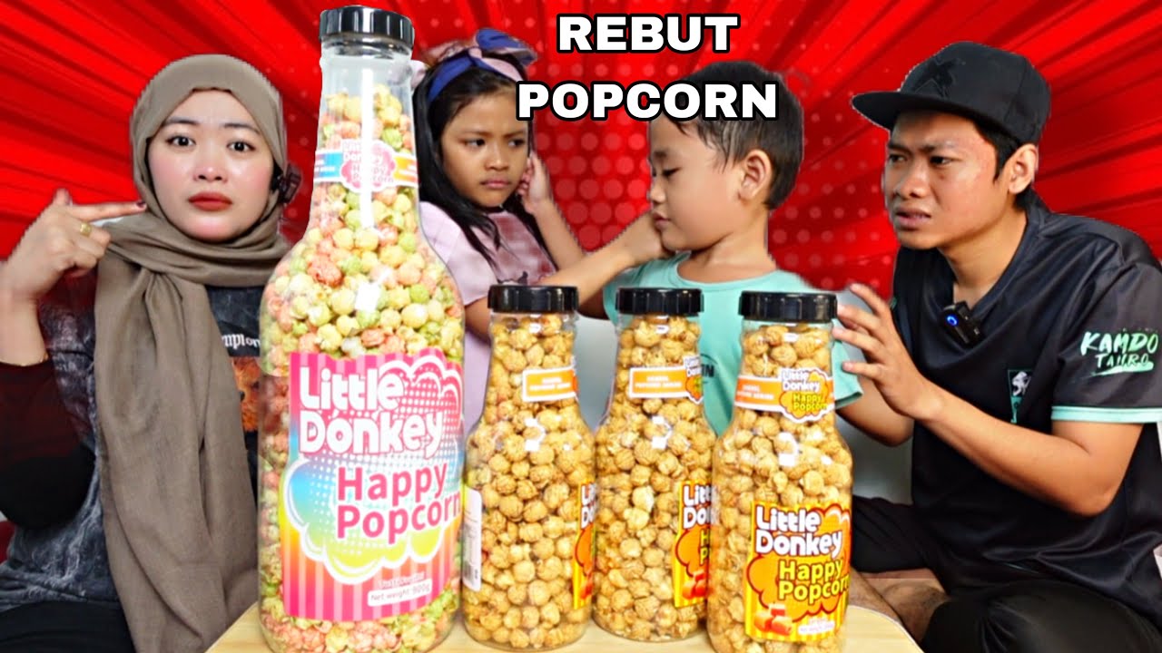 WOW ️LITTLE DONKEY HAPPY POPCORN VIRAL BESARNYA😱‼️ - YouTube
