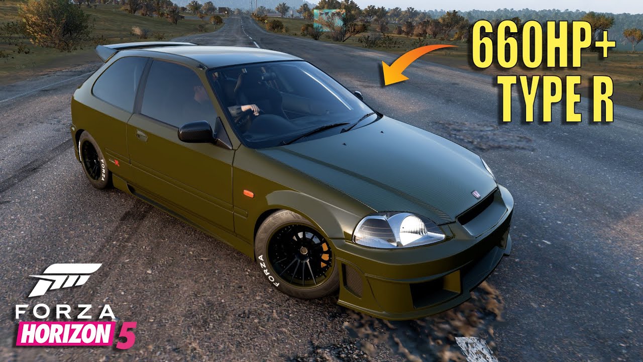 1997 Honda Civic Type R build in Forza Horizon 5 - YouTube