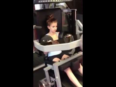 Adolescent Scoliosis Patient on MedX Torso Rotation Machine - YouTube
