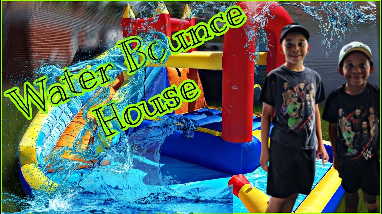 Water Bounce House For Kids - YouTube