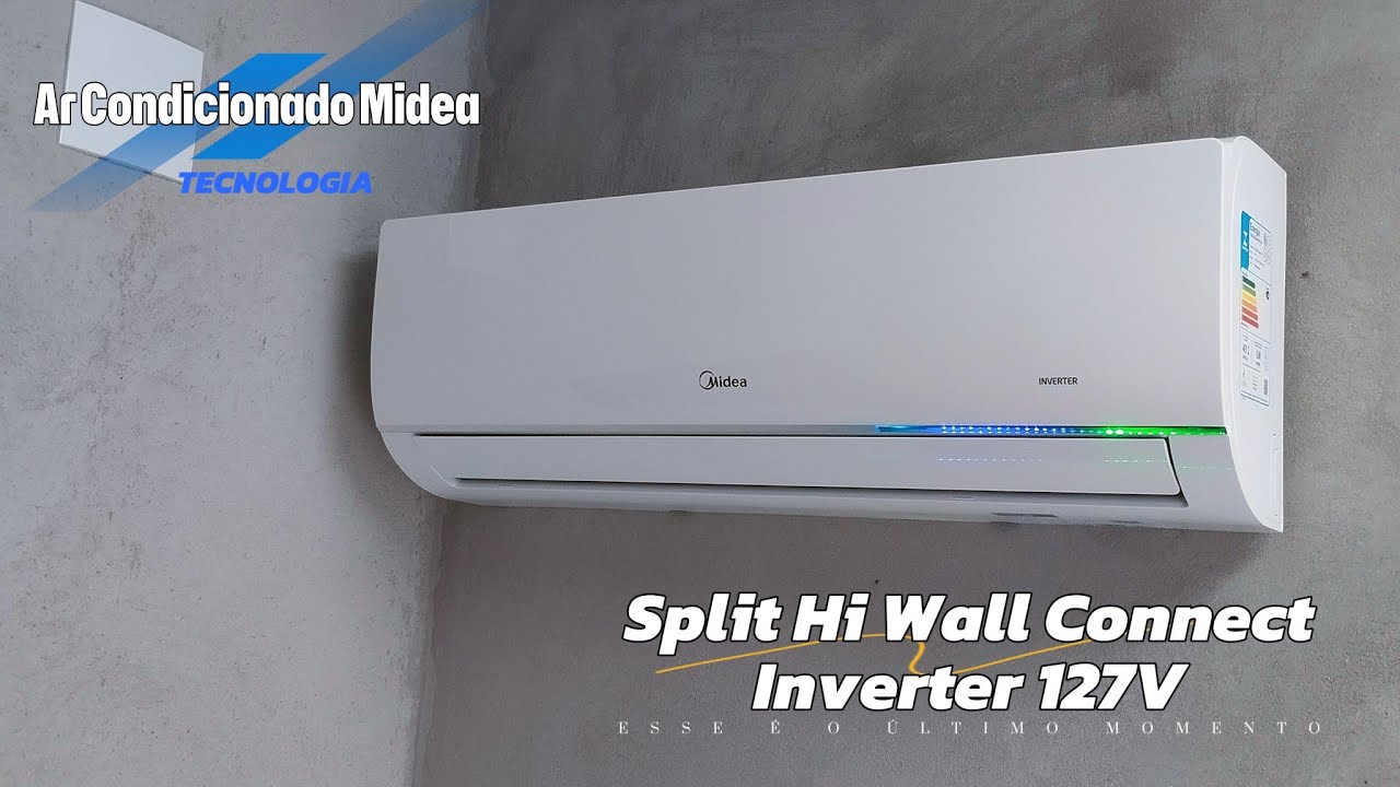 Ar Condicionado Hw Midea Connect Inverter 12k Frio 127v R-32 - YouTube