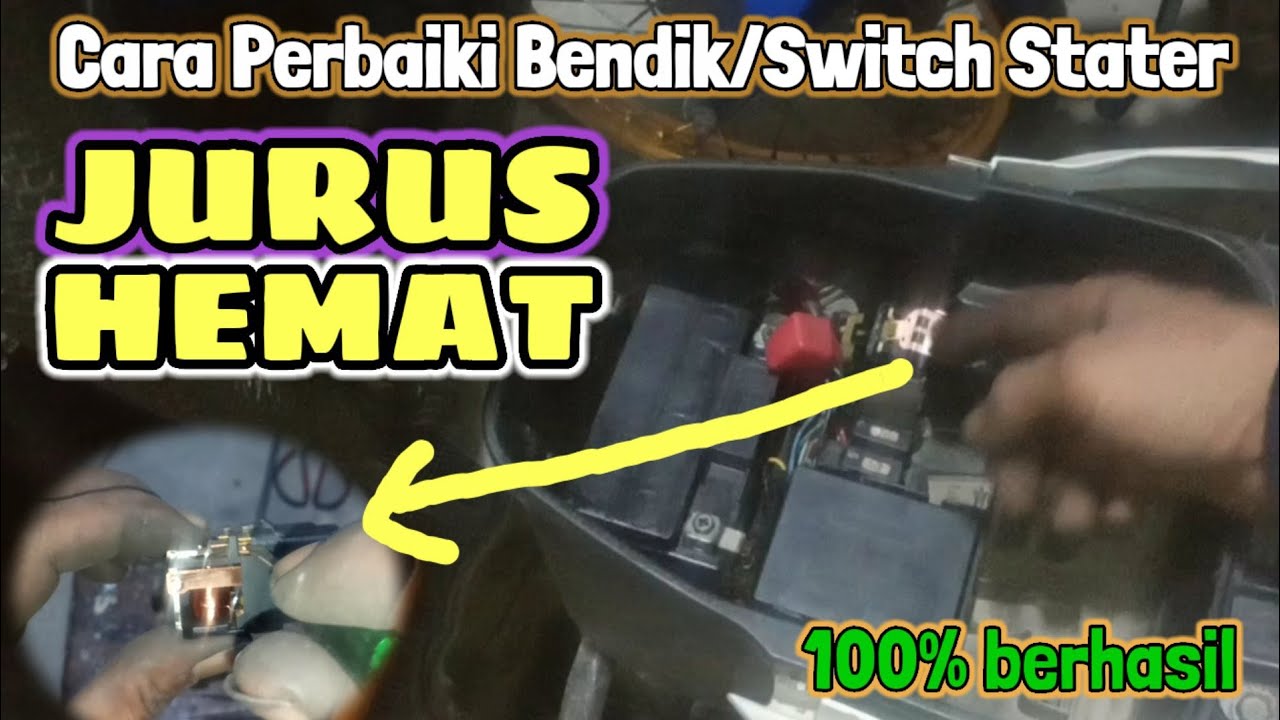 Cara Memperbaiki Bendik Starter Motor || Beat, Vario, Jupiter, Satri Fu ...