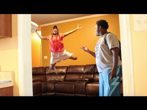 GOING CRAZY PRANK ON COUSIN!!! - YouTube