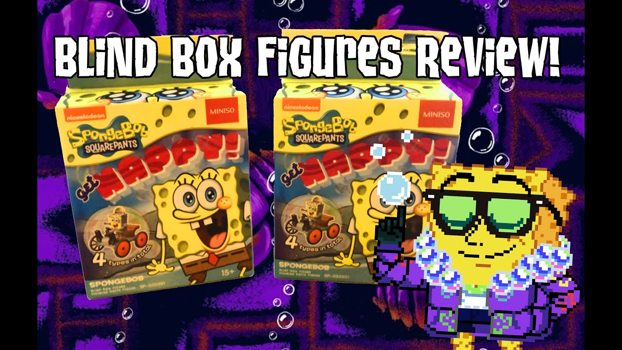 Miniso SpongeBob Blind Box Figures Review! - YouTube